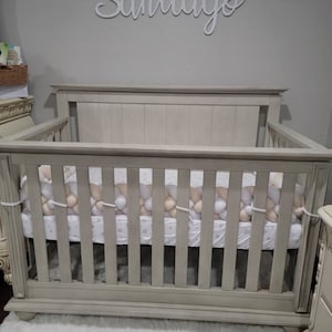 All Wood Personalized Name Sign Nursery Above Bed Crib Script Cursive ...