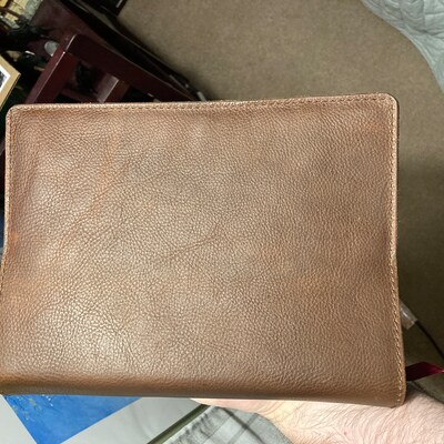 Daytimer Calendar Genuine Leather Cover Case With Optional Leather Flap ...