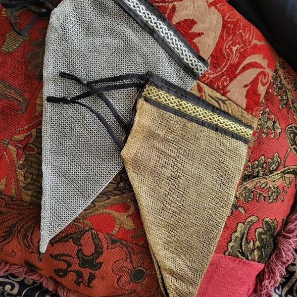 Chainmaille Mithril Fabric Face Mask for Renaissance Faires, Cosplay ...