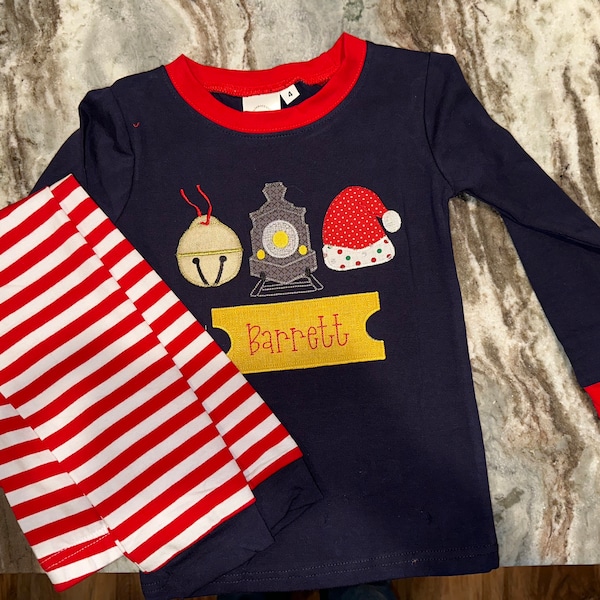 Polar Express Pajamas, Christmas Polar Express, Kid's Polar Express ...