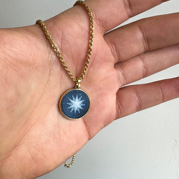 14K Gold Holy Icon of Jesus Christ Necklace, Jesus Face Pendant ...