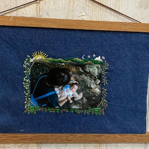 PDF Pattern, Nature Embroidery, Instax Mini Polaroid Frame, Photo ...