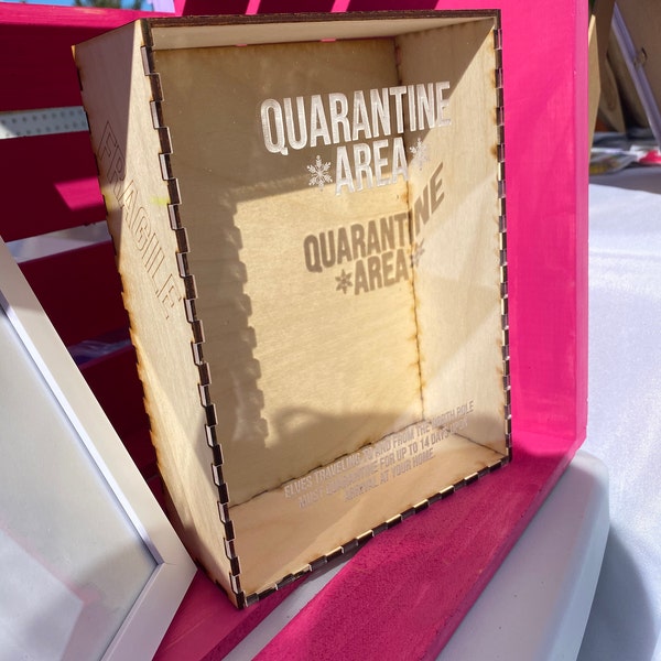 Christmas Elf Quarantine Box 1/8material ONLY DIGITAL FILE - Etsy