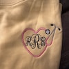 Custom Heart Memorial Embroidery Design, Memory Heart Machine ...