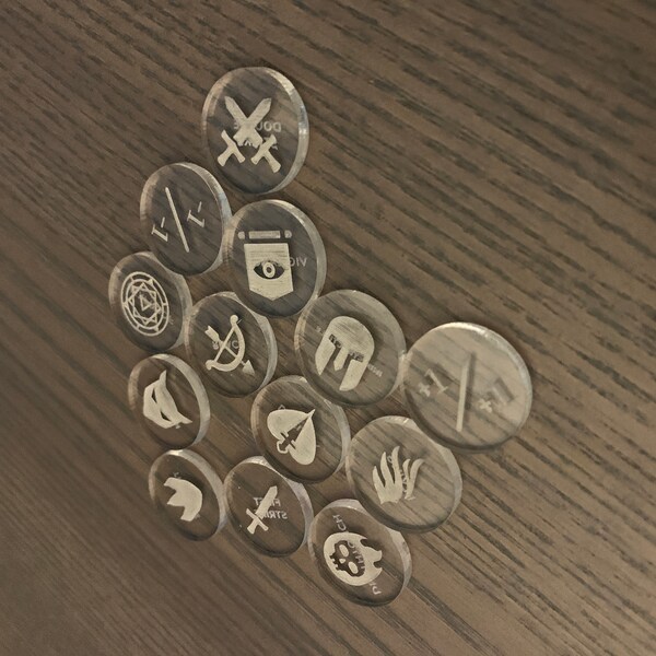 Magic the Gathering Upkeep Reminder Token - MTG Commander Player Gift ...