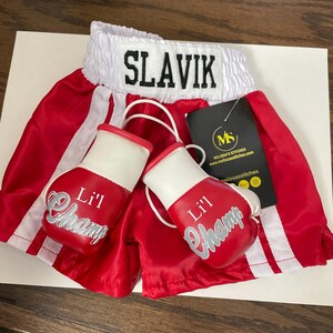 Mexican Youth Boxing Champion Set: Robe, Shorts & Gloves sizes 2T-5T - Etsy