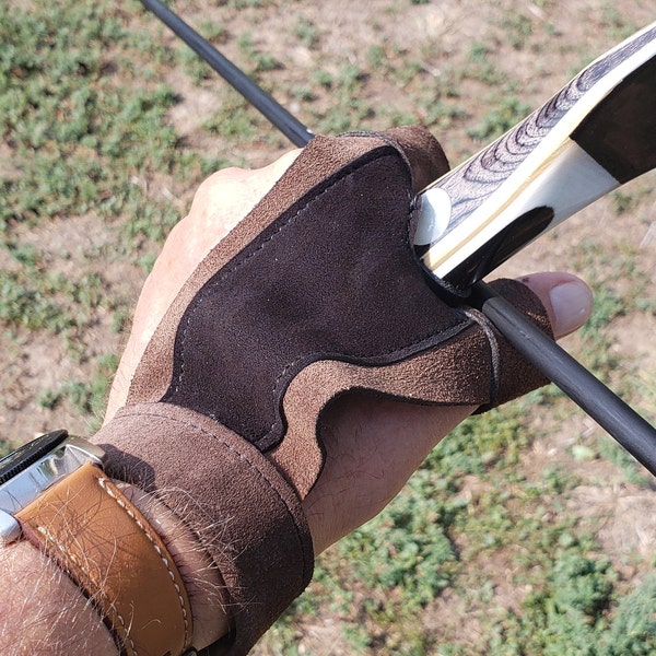 Archery Suede Bow-hand Protecting Glove - Etsy