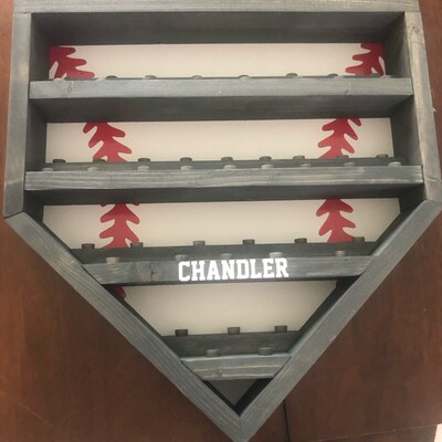 Softball and Ring Display Home Run Ball and Ring Holder - Etsy