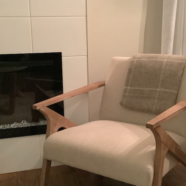 Linen Scarf Unisex in Natural Linen. Women Men Gift Flax Scarf Stole ...