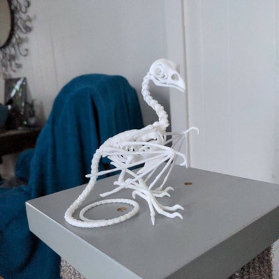 Mothman Skeleton 3D Print Taxidermy Sculpture - Etsy