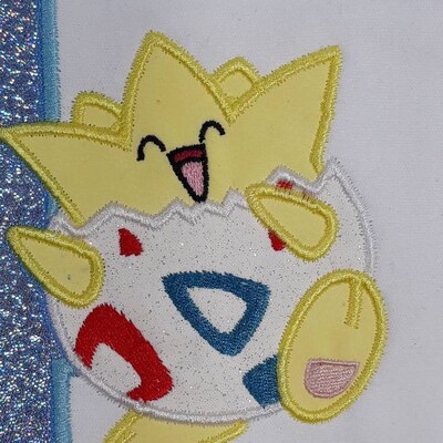 Togepi Pokemon Applique Machine Embroidery Design 3 Sizes - Etsy