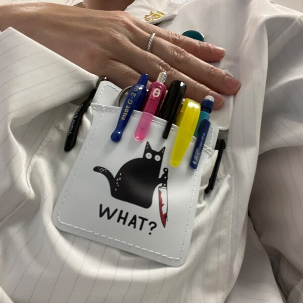 Pocket Protector/nursing Uniform/lab Coats/handmade Pocket Protector ...
