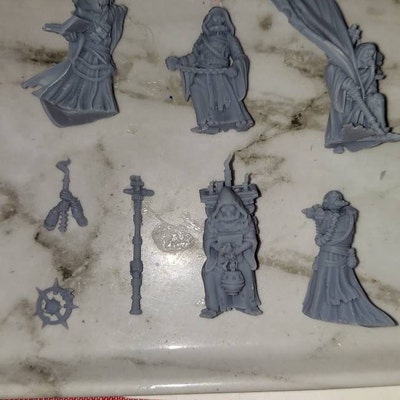 Grimguard Marching Poses Station Forge 3D Printed Tabletop Miniature - Etsy