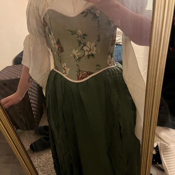 Vintage Corset Top for Women Butterfly Corset - Etsy