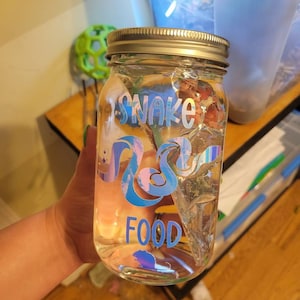 SOLID COLOR Snake Food Defrosting Jar Defrosting Mice Dethawing Jar ...