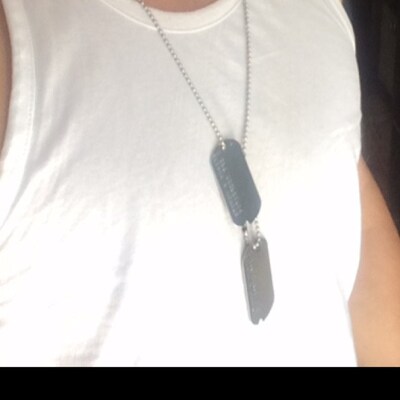 Avengers Captain America Stainless Steel Military Dog Tags Cosplay ...