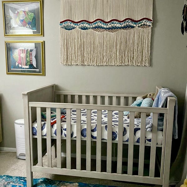 Phoenix, Macrame Wall Hanging, Moon Wall Art, Gift for Her, Moon Art ...