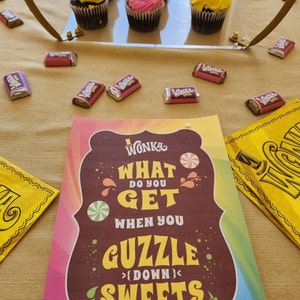 Wonka Bar Wrapper Template Wonka Bar Favor Willy Wonka Birthday Party ...