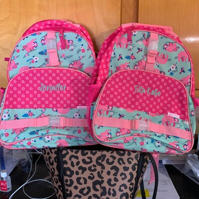 Monogrammed Stephen Joseph Backpack / Back to School - Etsy