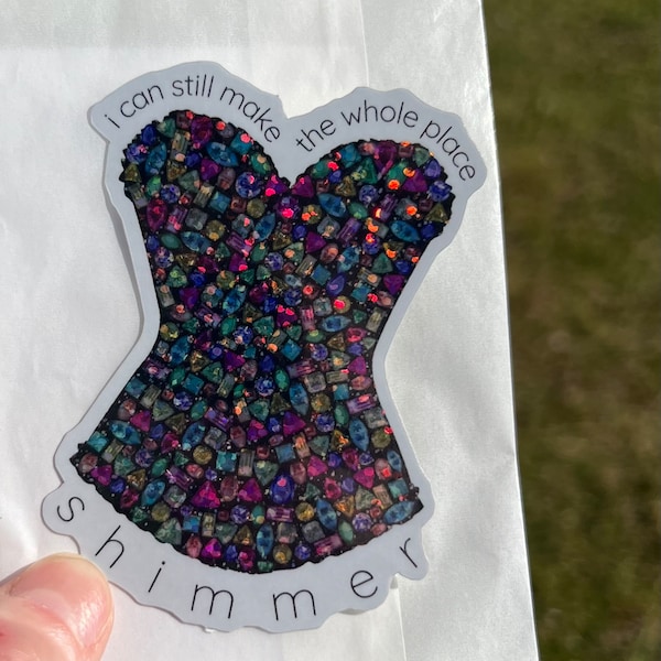 Bejeweled Sticker, Taylor Midnights Sticker, Glitter Sparkle I Can ...