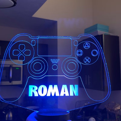 Video Game Controller Console Controller Gaming Room Night Light up ...
