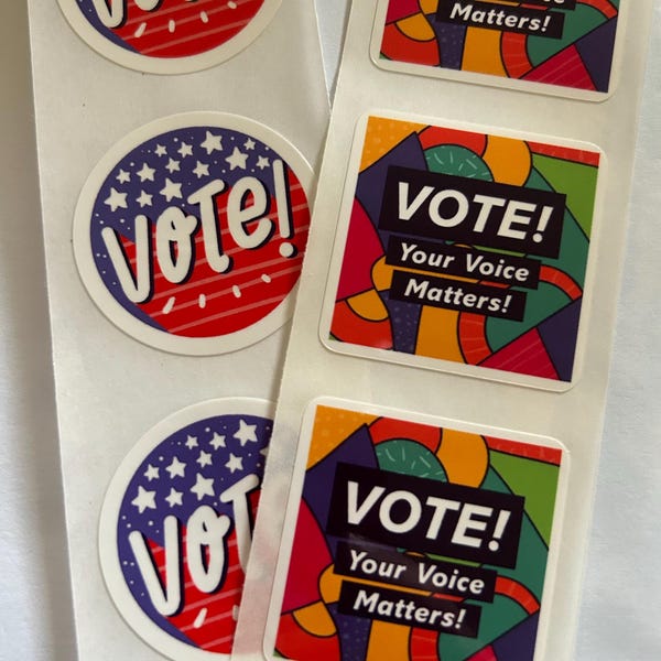 Vote! Stickers-great for Vote Forward! Set of 25 - Etsy