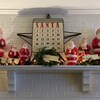 Christmas SANTA Flash Cards LARGE Vintage Inspired Flashcard Set of 8 ...