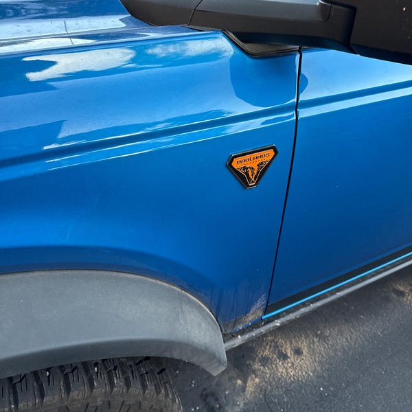 Bronco Badlands Sasquatch Badge / Emblem, Zinc Alloy, Not Plastic ...