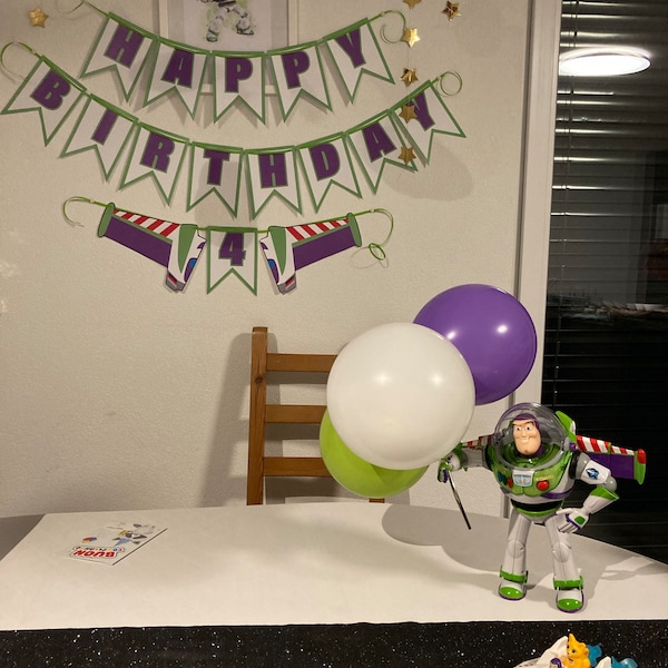 Happy Birthday Buzz Banner | Printable Banner | Instant Download ...