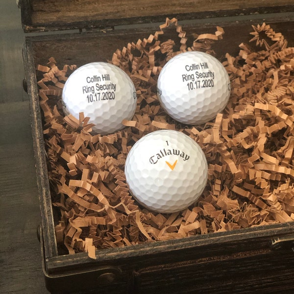Personalized Golf Ball With Your Text or Image - Golf Ball Gift - Great ...