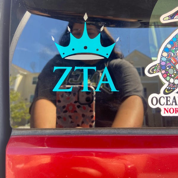 Sorority Sticker - Zeta Tau Alpha - ZTA - Zeta Tau Alpha Sticker ...