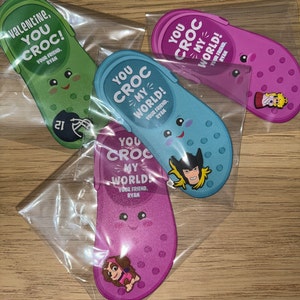 Shoe Charm Valentine, Clog Shoe Valentine, Valentine Printable, Kids ...