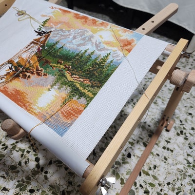 Needlework Floor-standing Type Stand With Adjustable Frame Made of ...