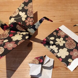 Origami Place Cards Set of 10 Japanese Watercolor Galaxy Crane Table ...