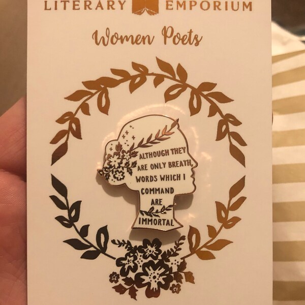 Sappho Enamel Pin - Women Poets Pin Collection -book Lover - Feminist ...