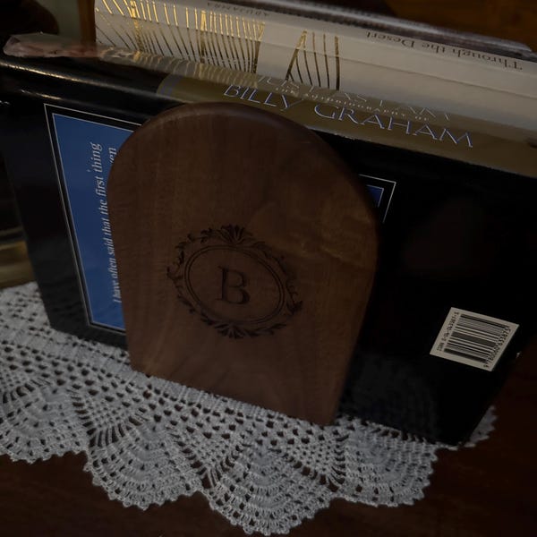 Personalized Wooden Bookends, Pair of Bookends for Shelves, Desk Book ...
