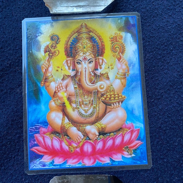 Ganesh Card, Lord Ganesh, Hindu God, Yoga, Meditation Card, Good ...