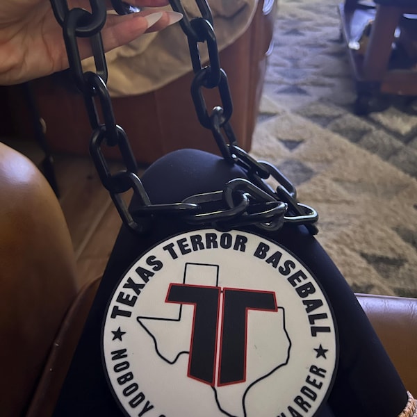 Custom Fan Chain Giant Logo Necklace Sports Homerun Turnover Jumbo ...