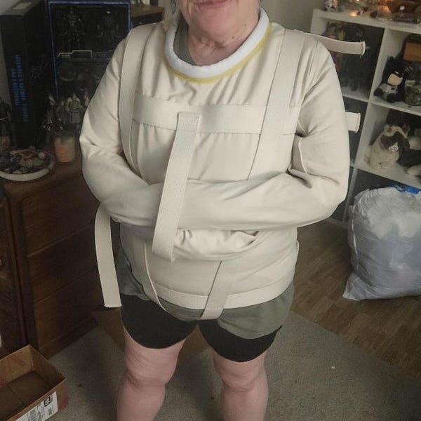 Max-security Series -double Crotch Strap Straitjacket - Etsy