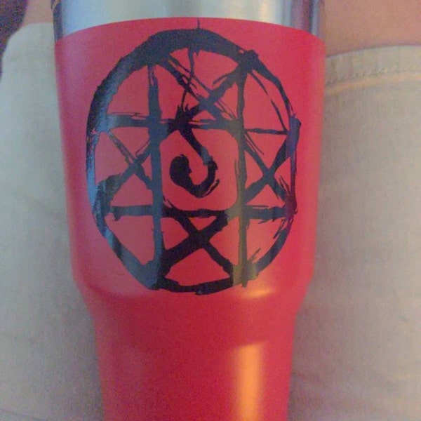 Full Metal Alchemist Brotherhood Alphonse Blood Seal Blood Rune Vinyl ...