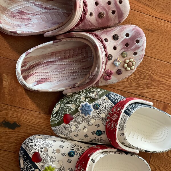 Custom Bling Mule Style Clogs - Various Colors and Styles - Etsy