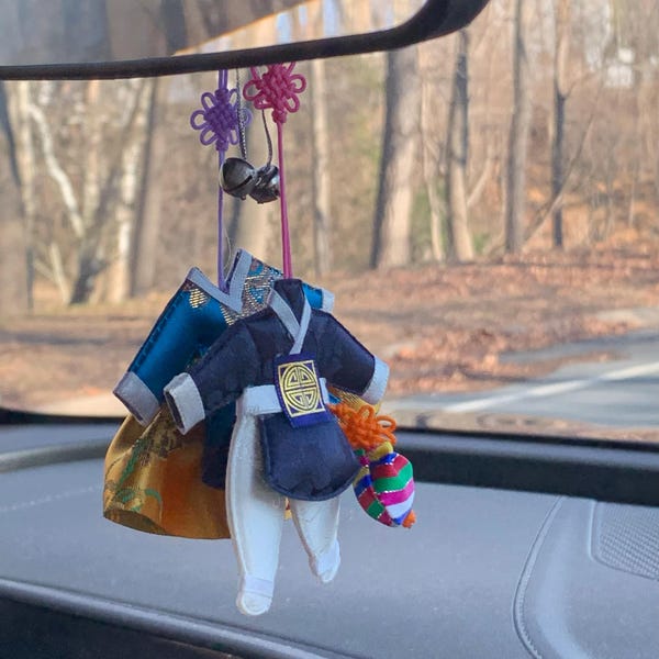 Handmade Korean Knot Tassels Keychain Key Ring Valentine's Day ...