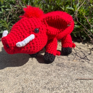 Arkansas Razorbacks Wild Boar Crochet Pattern - Etsy