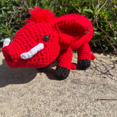 Arkansas Razorbacks Wild Boar Crochet Pattern - Etsy