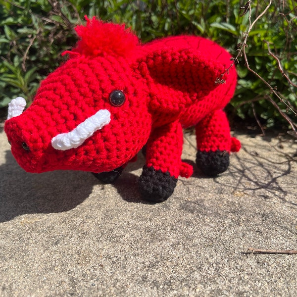Arkansas Razorbacks Wild Boar Crochet Pattern - Etsy