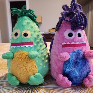 Teddy Bear Sewing Pattern PDF: 3 Fat Plush Teddy Bear Tutorial, 3 Cute ...