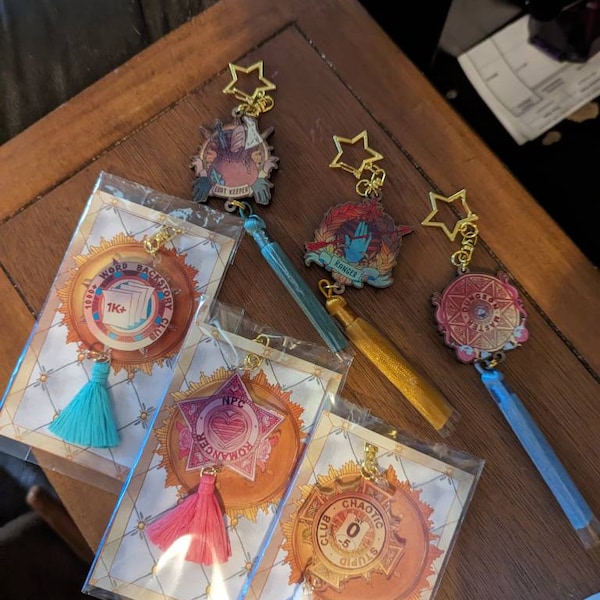 Dnd Class + DM Charm Keychains - Etsy