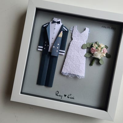 Two Groom's Wdding Frame / Personalised Gay Wedding Gift / Anniversary ...