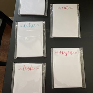 Personalized Notepad, Custom Notepad, Personalized Stationery, Writing ...