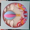 Hot Air Balloon SVG Shadow Box Template, Cardstock Project for Cricut ...